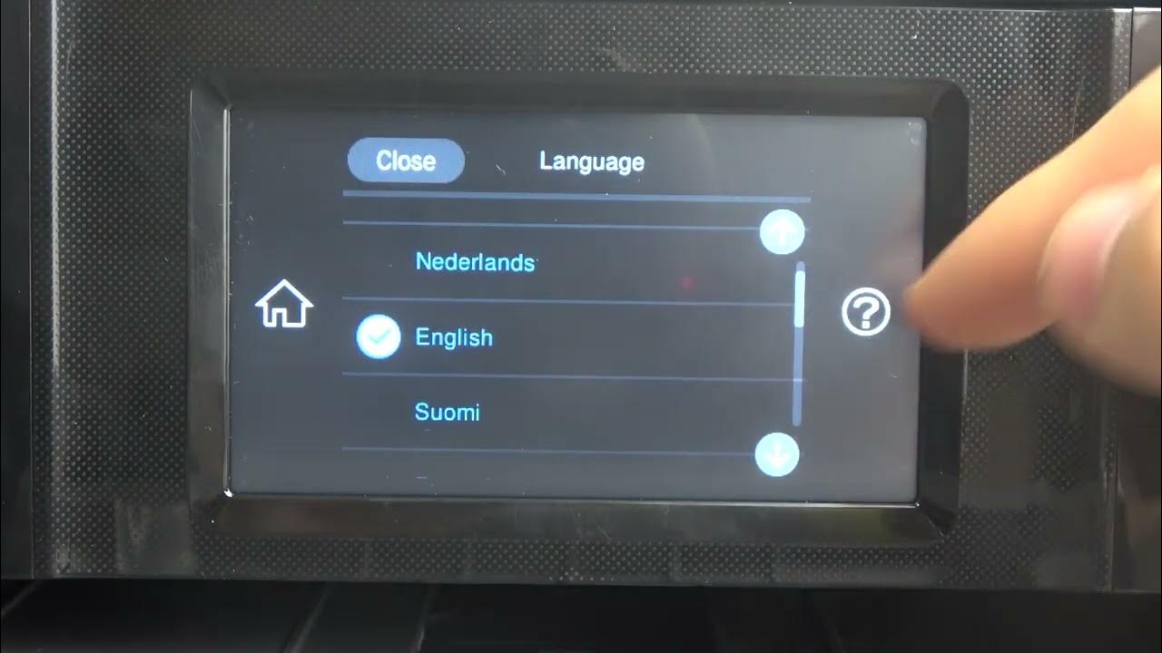 How to Change Language on Epson XP-8700 Printer - YouTube