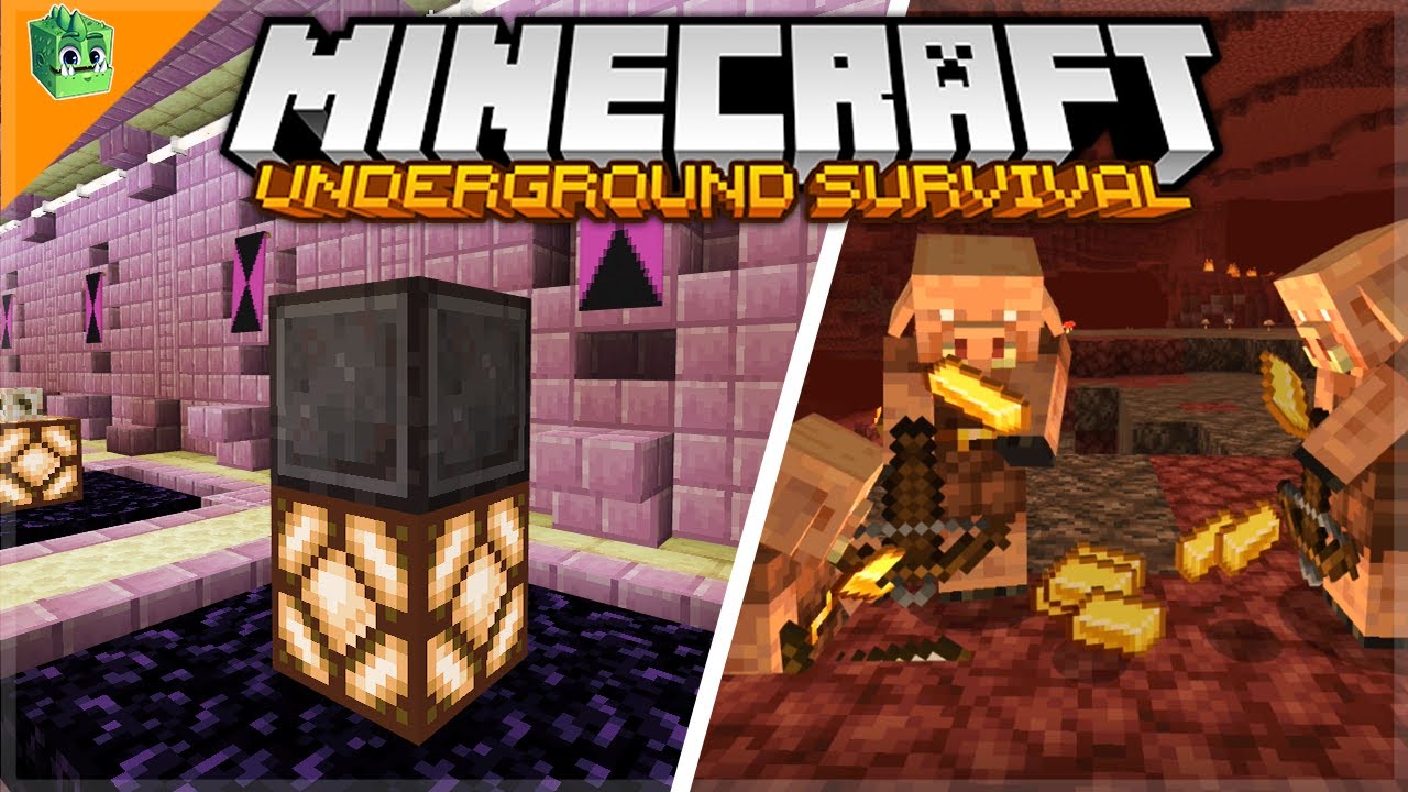 I Crafted a NETHERITE Block! - Minecraft Underground Survival Guide (64 ...