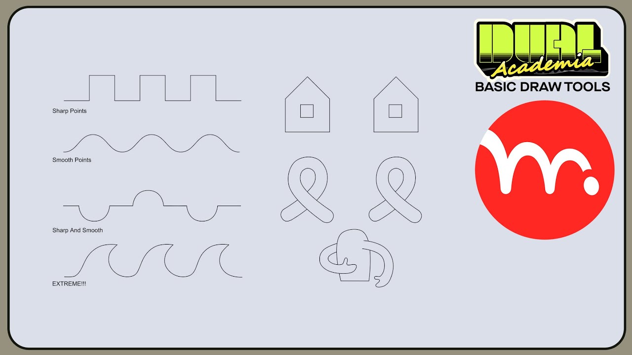 BASIC DRAW TOOLS | MOHO ANIMATION - YouTube