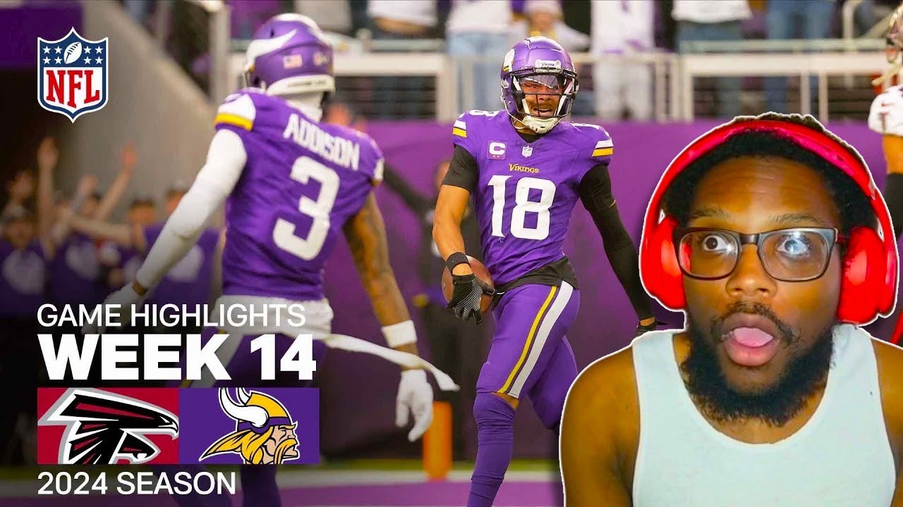 JORDAN ADDISON IS A BEEAST! Falcons vs Vikings - YouTube