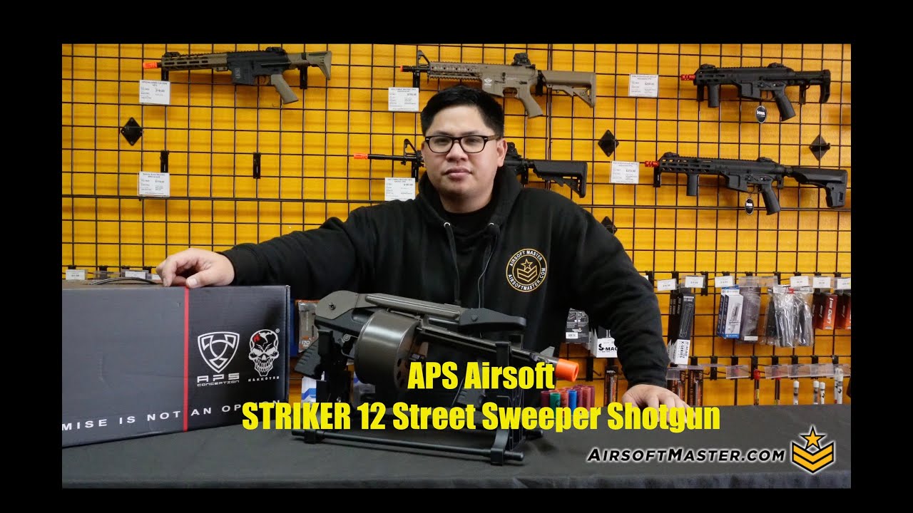 APS Striker 12 Street Sweeper Gas Powered Airsoft Shotgun (APS has 12 ...