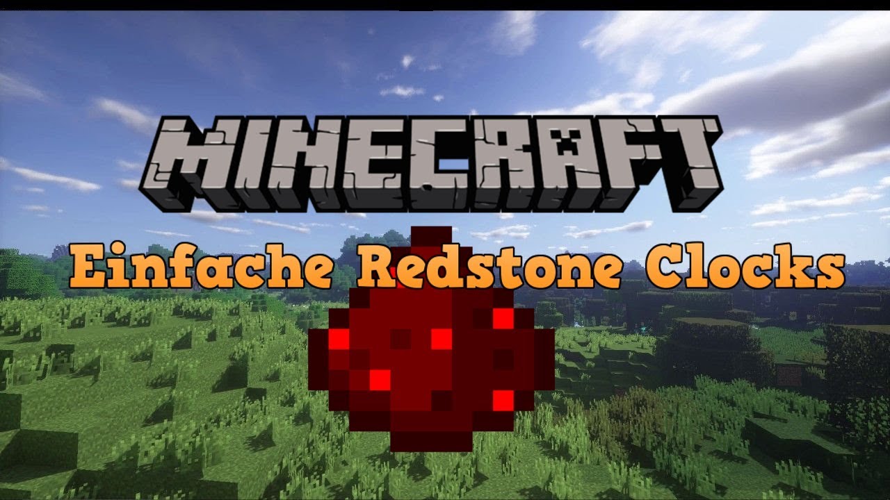 Minecraft 2 Redstone Clocks (Alle Versionen) | Minecraft Tutorials #01 - Almey - YouTube