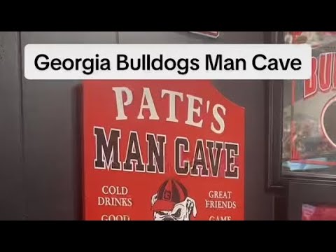 Georgia Bulldogs Man Cave updated 2024 - YouTube