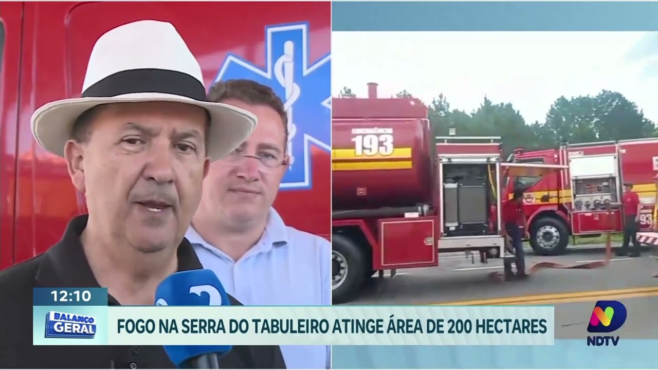 Emergência em Palhoça: incêndio na Serra do Tabuleiro se alastrou por ...