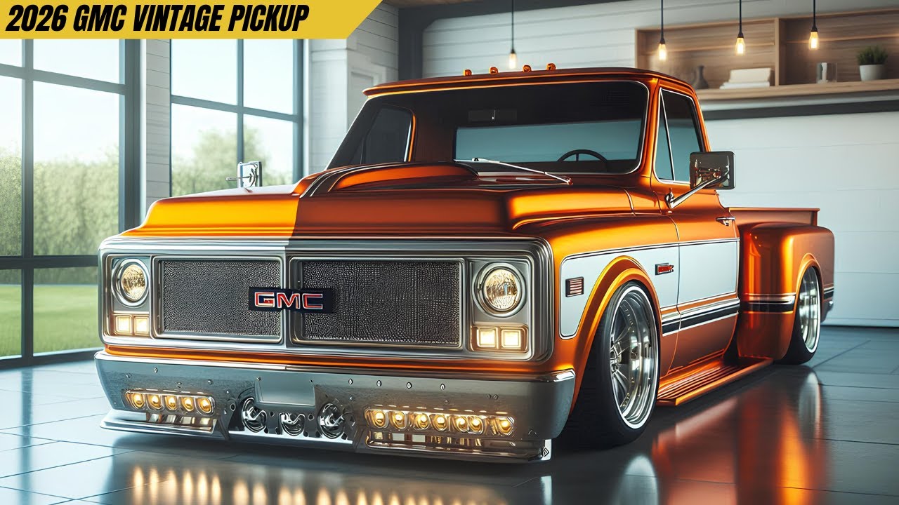 2026 GMC Vintage Pickup Truck Is Here – A Classic Icon Reimagined ...