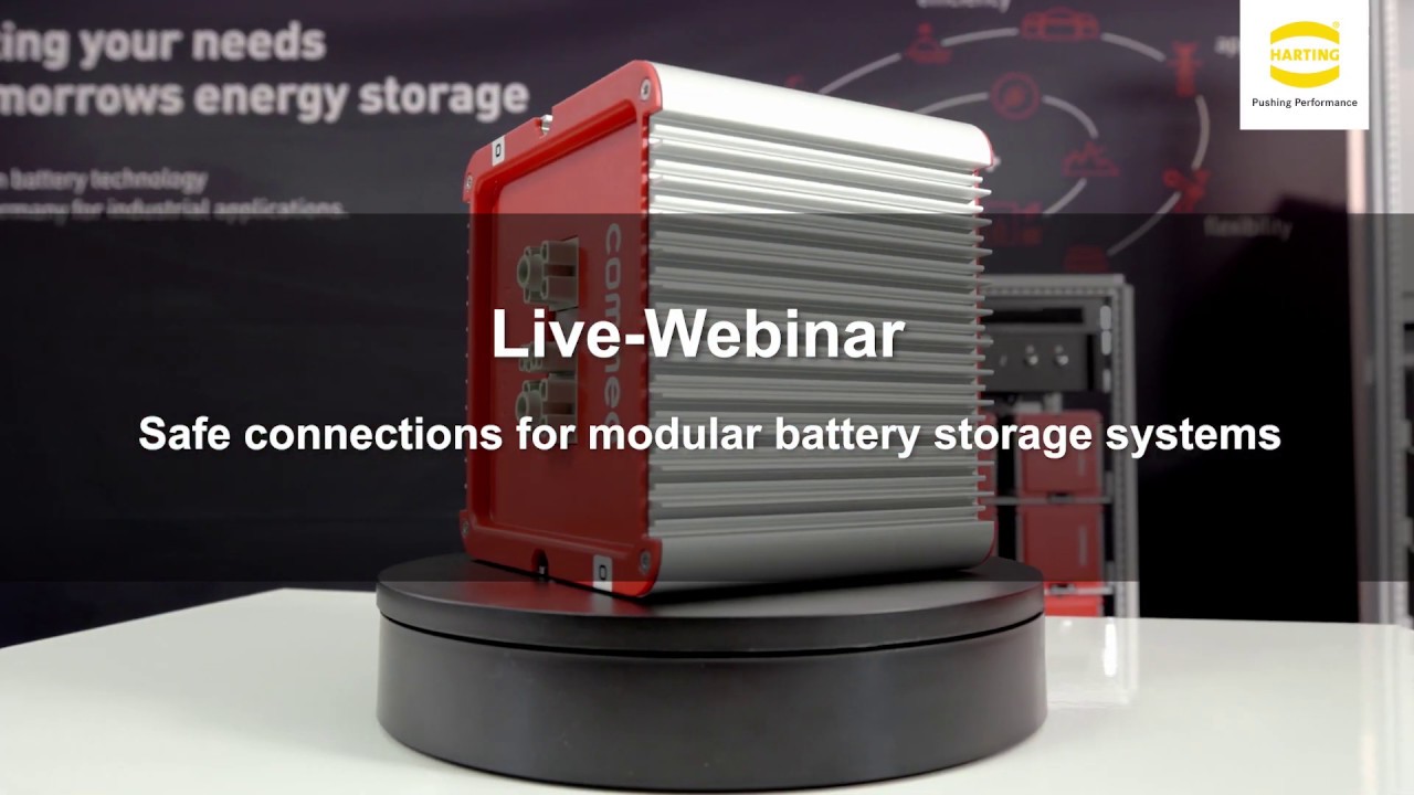 Live Web-Seminar | Safe connections for modular battery storage systems ...