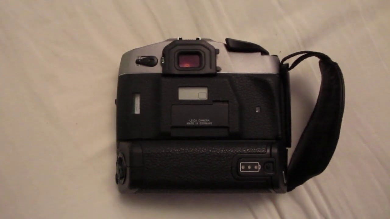 Leica R9 and motor drive R8. - YouTube