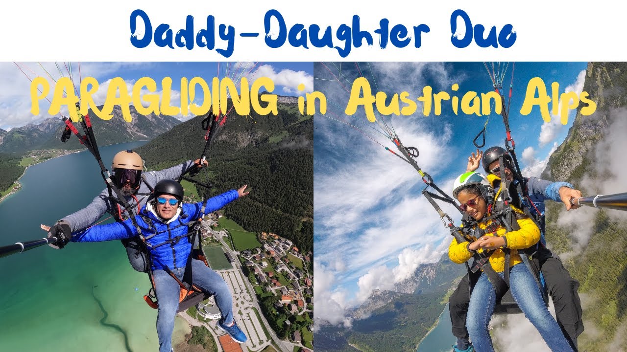 PARAGLIDING IN AUSTRIA OVER LAKE ACHENSEE, AUSTRIAN ALPS, TIROL - YouTube