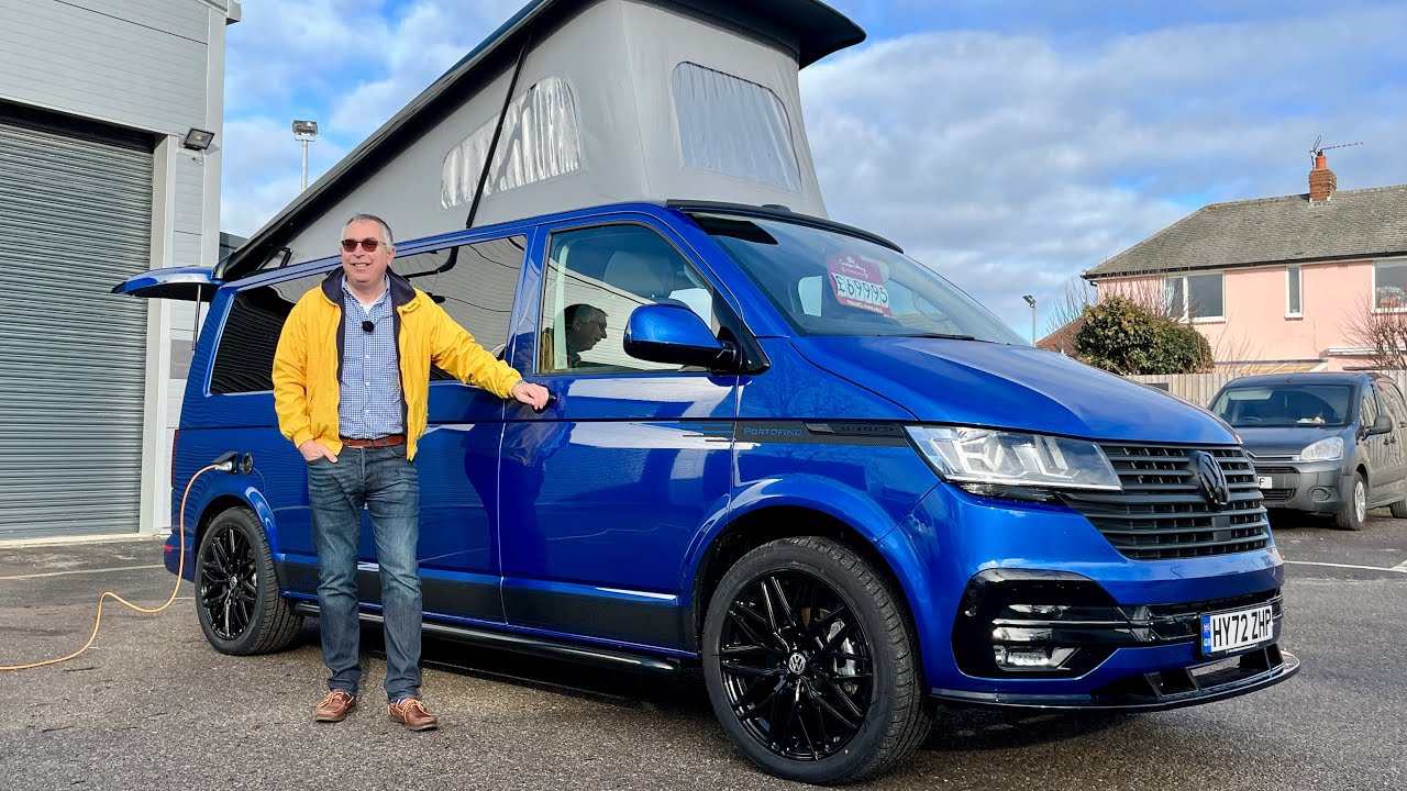 £70,000 VW Camper Van Tour : Camper King Portofino - YouTube