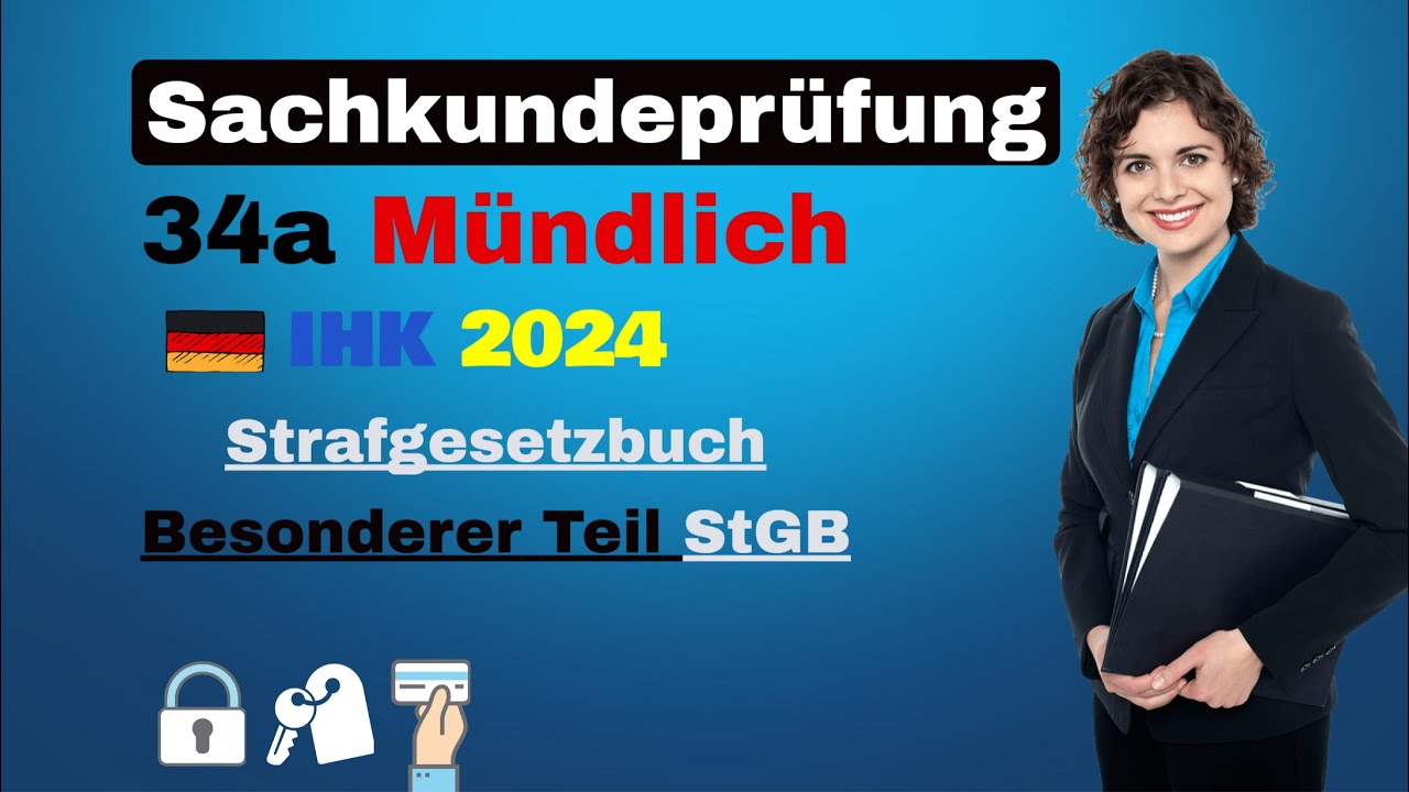 Sachkundeprüfung 34a (Mündliche Prüfung) Strafgesetzbuch Besonderer ...