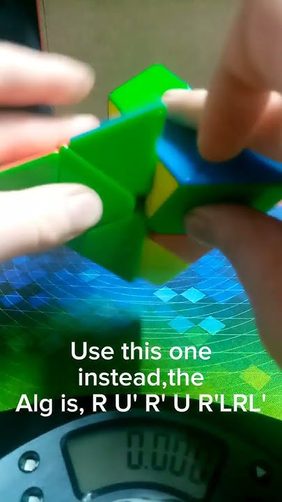 How to do 2 flip algorithm efficiently on pyraminx. - YouTube