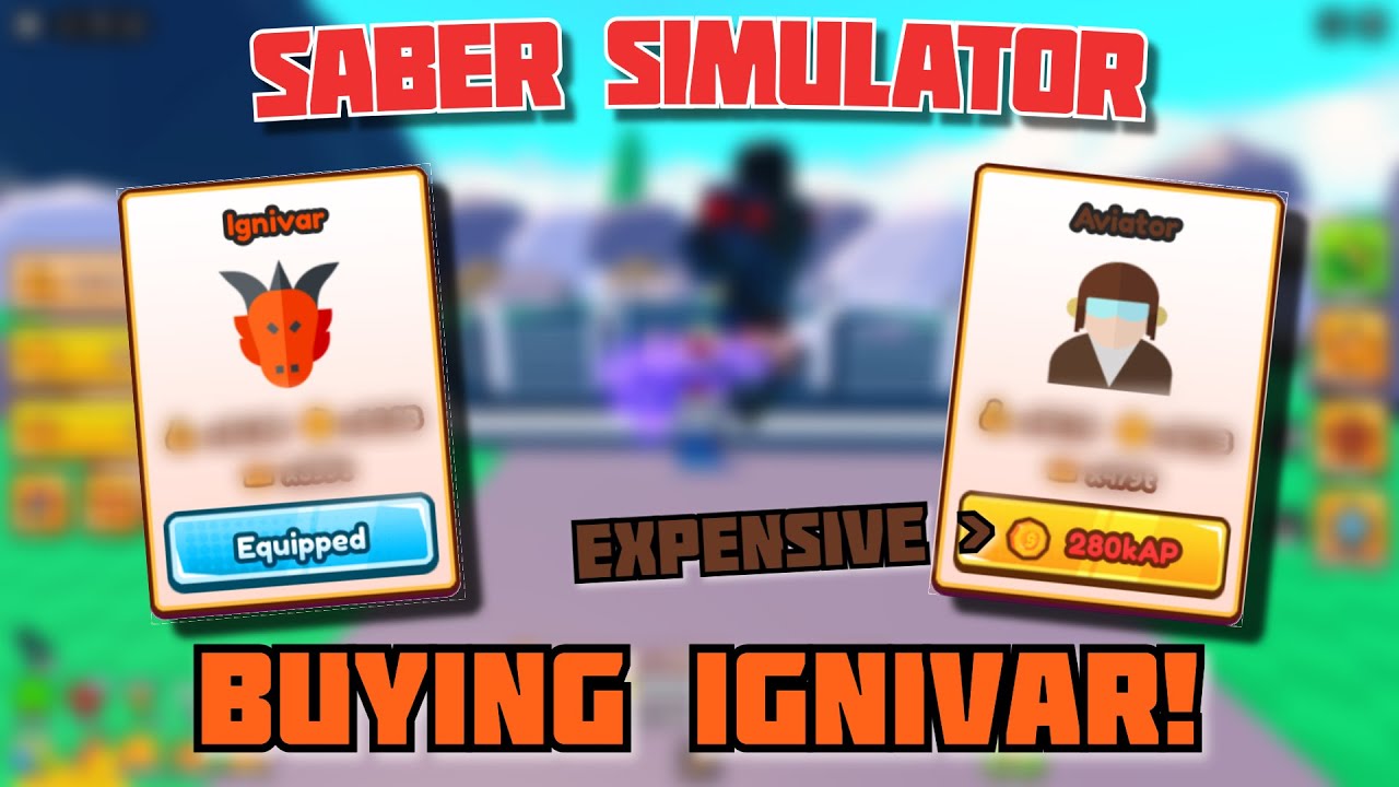 Buying IGNIVAR Rank!! | Saber Simulator - YouTube