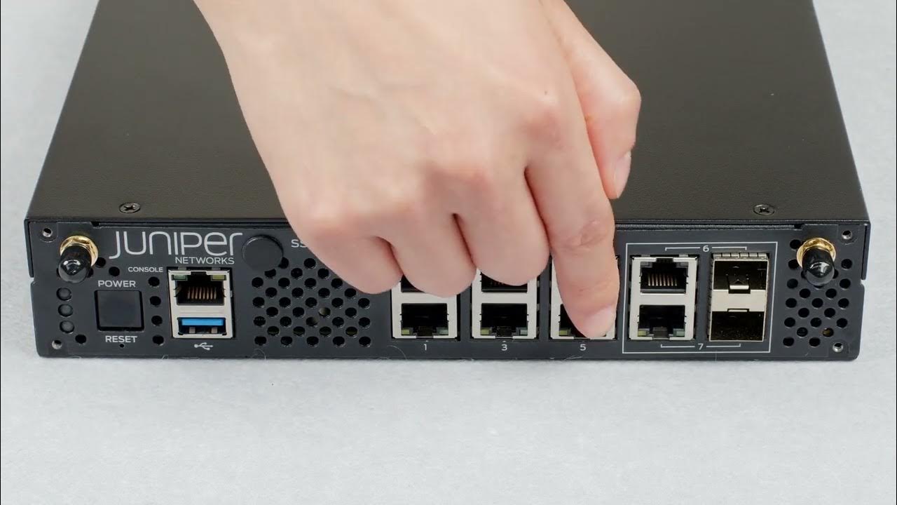 Unboxing the Juniper Networks SSR130-AA Smart Session Router - YouTube