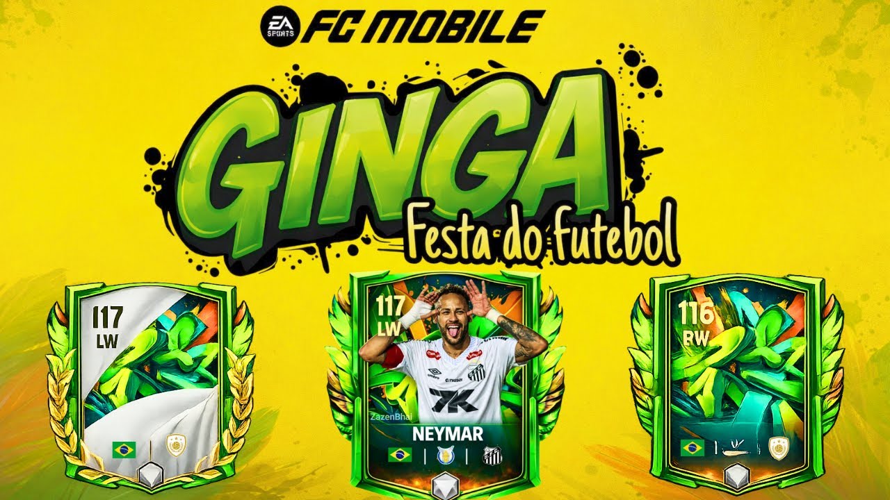 🚨 GINGA NO FC MOBILE! CARTAS DO BRASILEIRÃO FINALMENTE CHEGARAM 🇧🇷⚽ ...