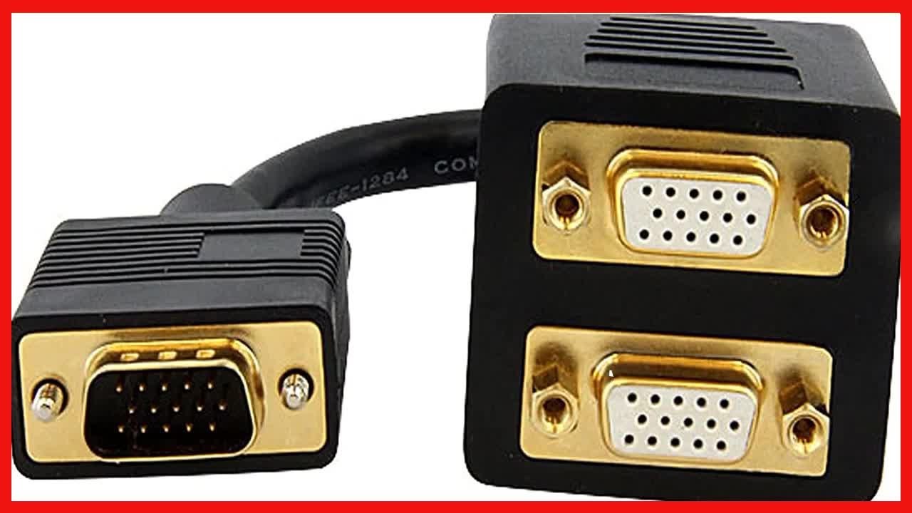 Great product - StarTech.com 1 ft. VGA to VGA Splitter Cable - M/F Dual ...