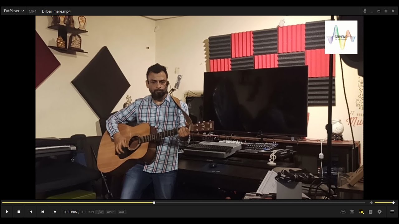 Dilbar Mere from Movie Satte Pe Satta Guitar Jamming by Arun | Gamaka ...