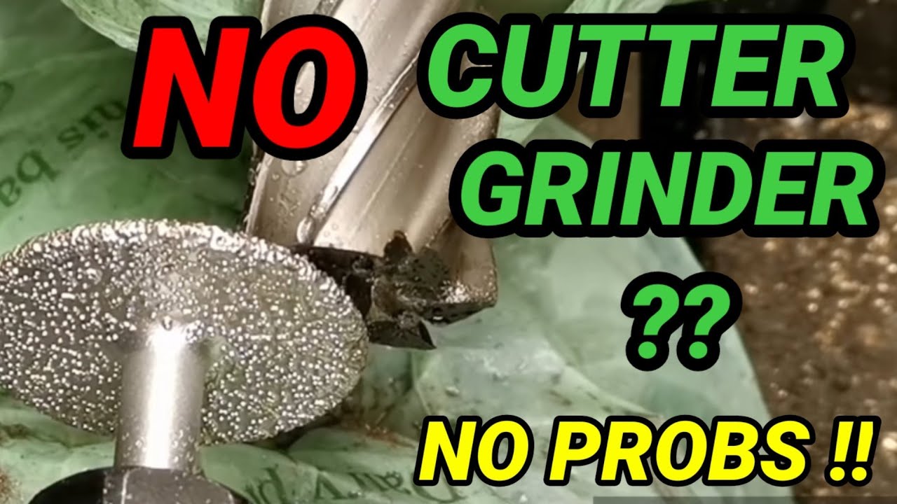 No cutter grinder? No probs - YouTube
