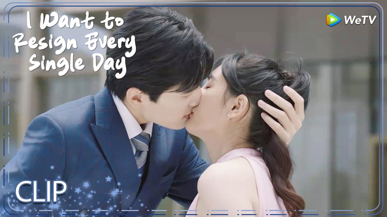 Clip | They announced their love and kissed in public | WeTV | I Want to Resign Every Single Day ...