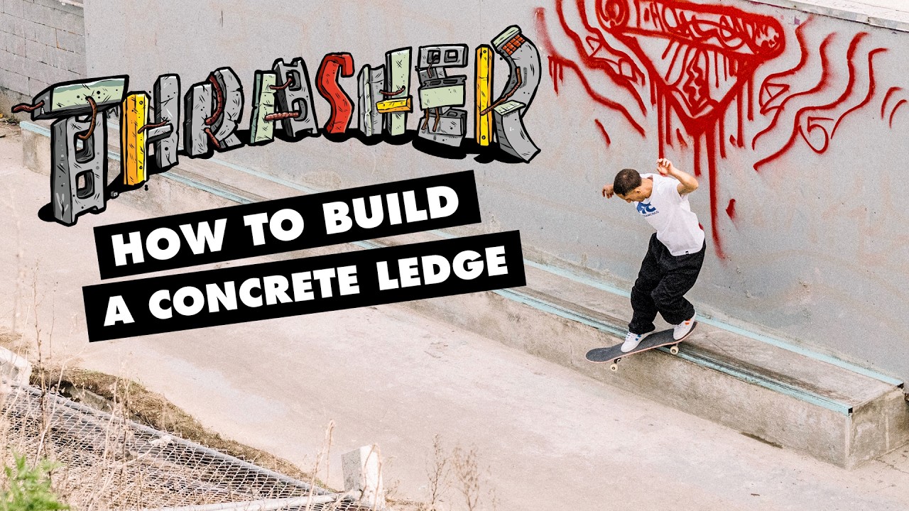Thrasher's DIY: How to Build a Concrete Ledge - YouTube