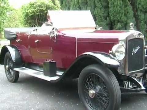 A short ride in a 1923 Austin 20 Sports. - YouTube