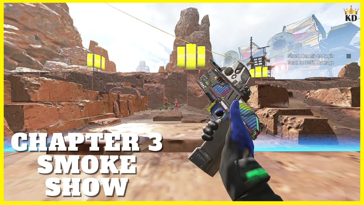 Completing the SMOKE SHOW CHALLENGE in Apex Legends (Bangalore Event ...