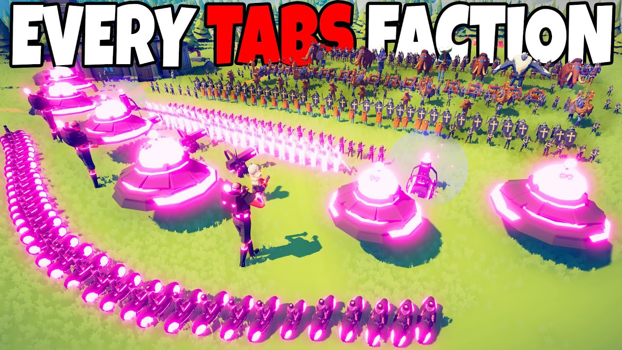 New TABS NEON Faction VS EVERY TABS FACTION! - Totally Accurate Battle Simulator New Update ...