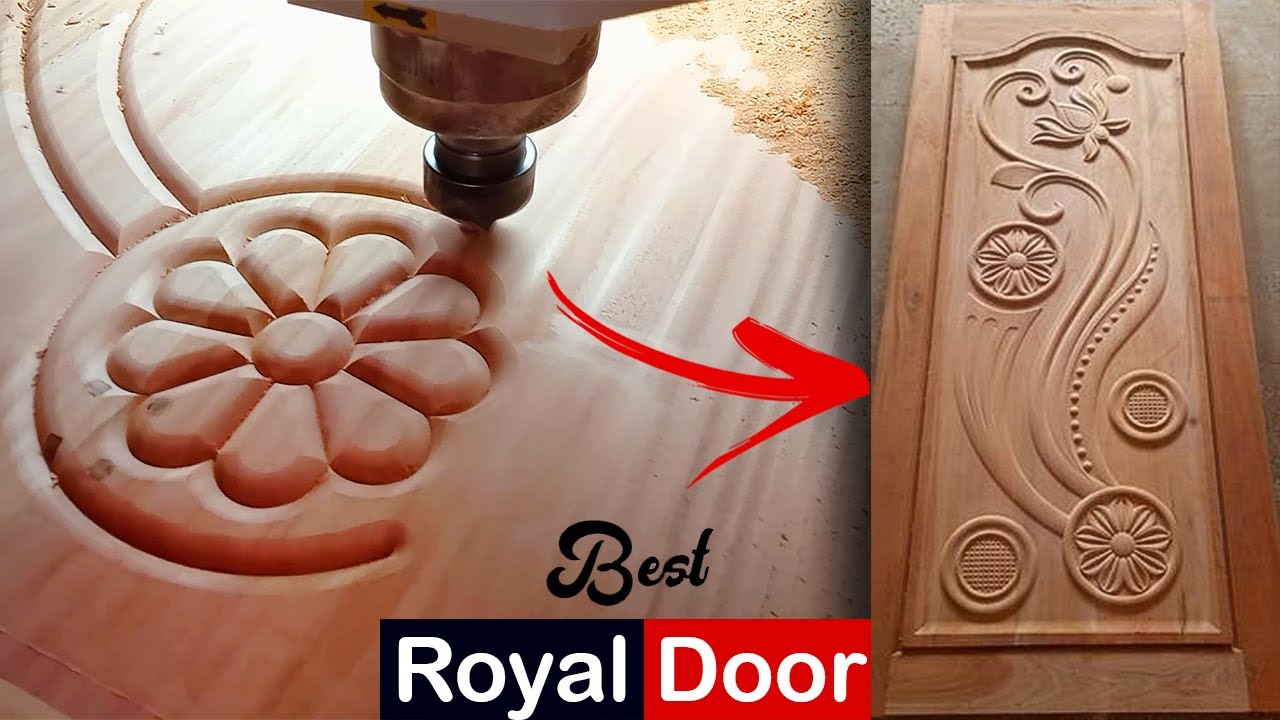 Luxurious Door Designs for Your Home || Royal wooden door design by CNC ...