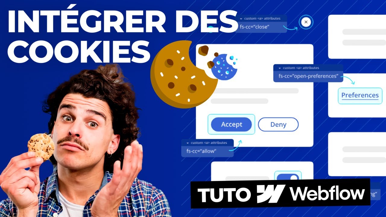 Site Webflow : Comment installer gratuitement des cookies personnalisés RGPD sur son site ...