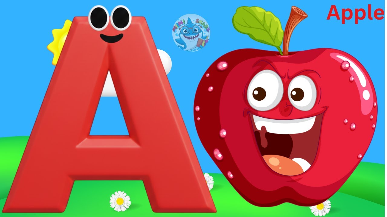 A is for Apple | A A Apple | A to Z ABC Phonics Song for Kids | Phonics ...