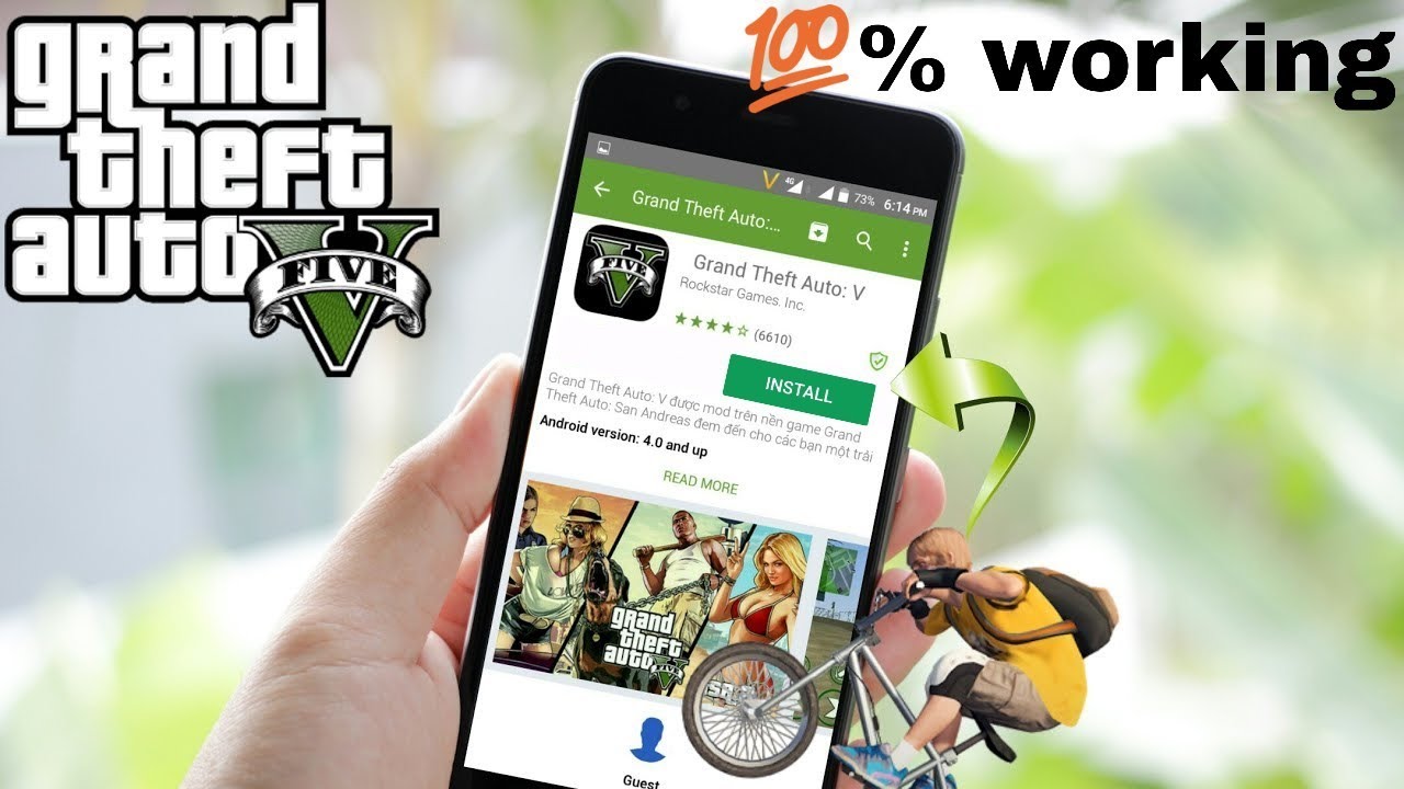 How to download Gta 5 for android from play store 2018 - YouTube