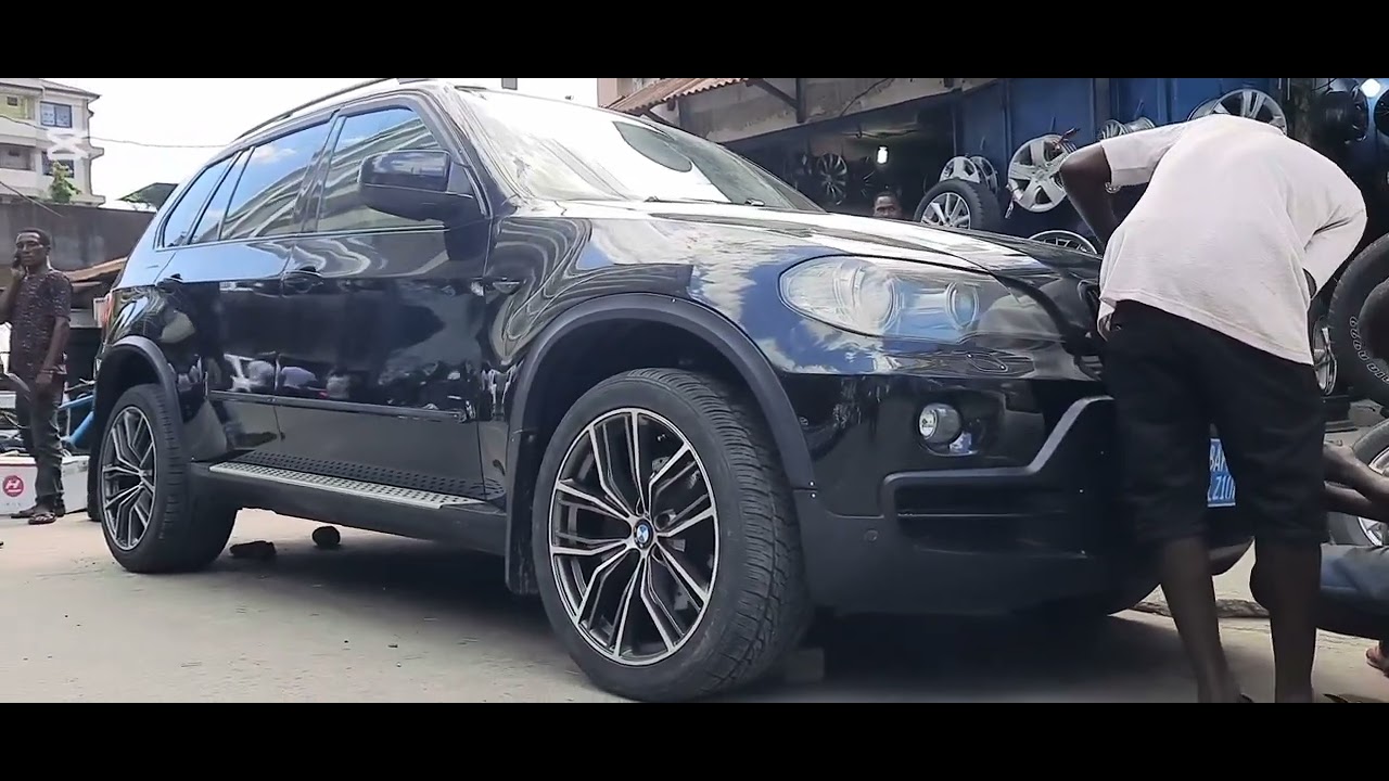 BMW X5 KABLA NA BAADA YA KUFUNGWA RIMS&TIRES SIZE 20 XXR @amri_auto ...