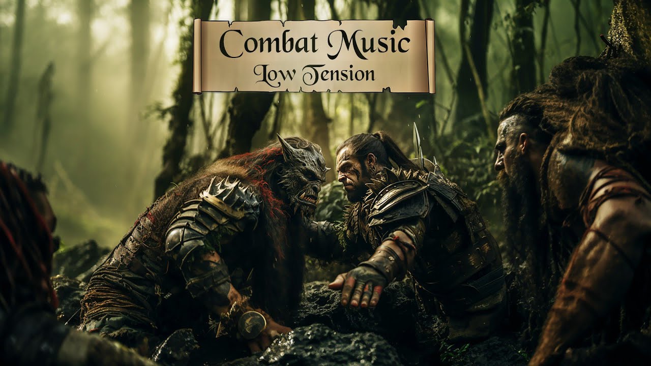 ⚔ Combat Music - Low Tension | D&D - RPG Music | Epic Percussion ...