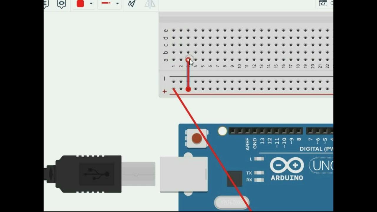 Belajar Arduino #2 Pengenalan BreadBoard beserta pengkabelannya||Simulasi menggunakan tinkercad ...