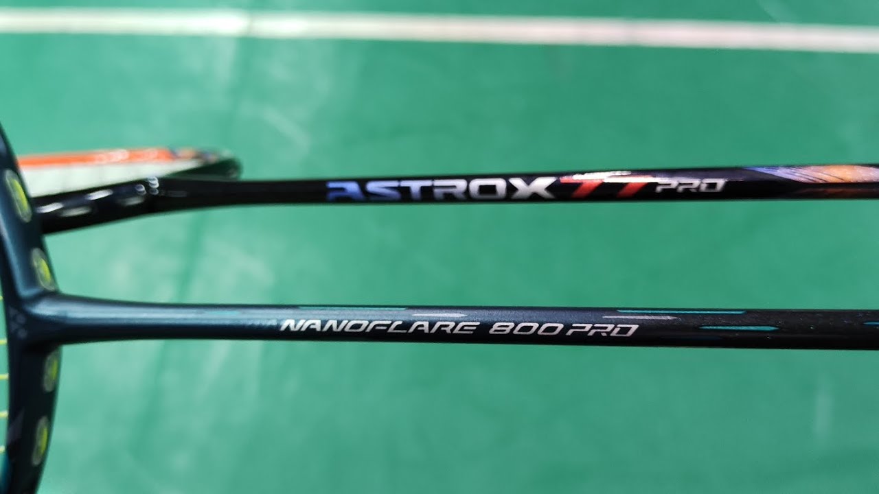 Perbandingan Viral Raket High end terbaik yonex Astrox 77 Pro Vs ...
