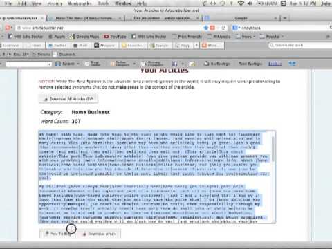 Inside Article Builder - Powerful Stuff! - YouTube