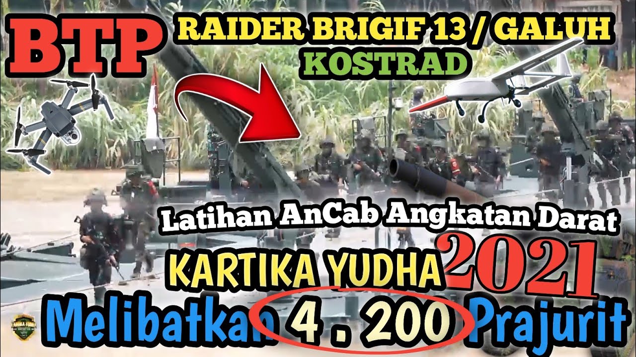 Latihan Antar Kecabangan Angkatan Darat Tahun 2021 " KARTIKA YUDHA ...
