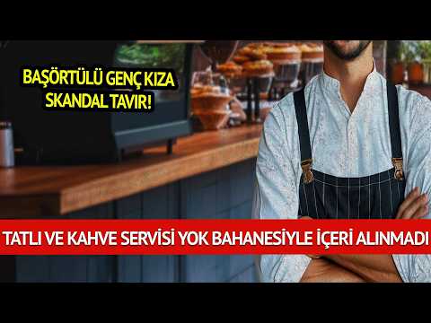 BAŞÖRTÜLÜ GENÇ KIZA SKANDAL TAVIR!