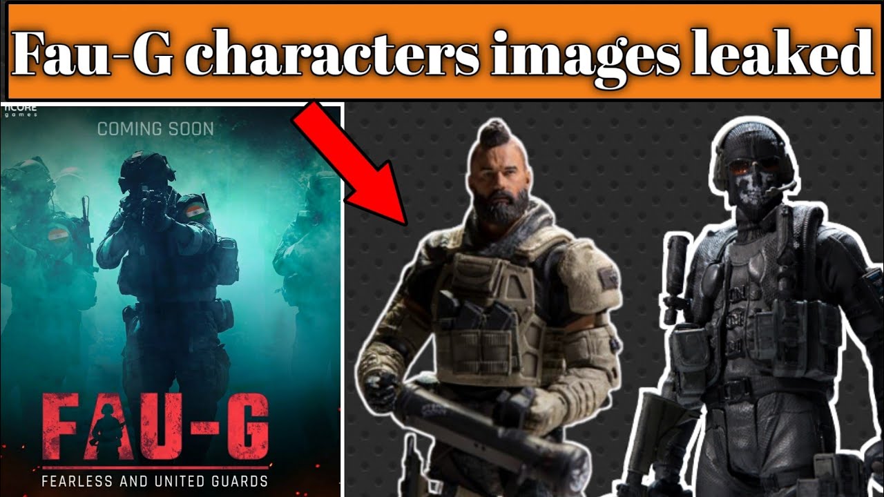 Fau-g game characters|Faug game characters images leaked| Full details ...