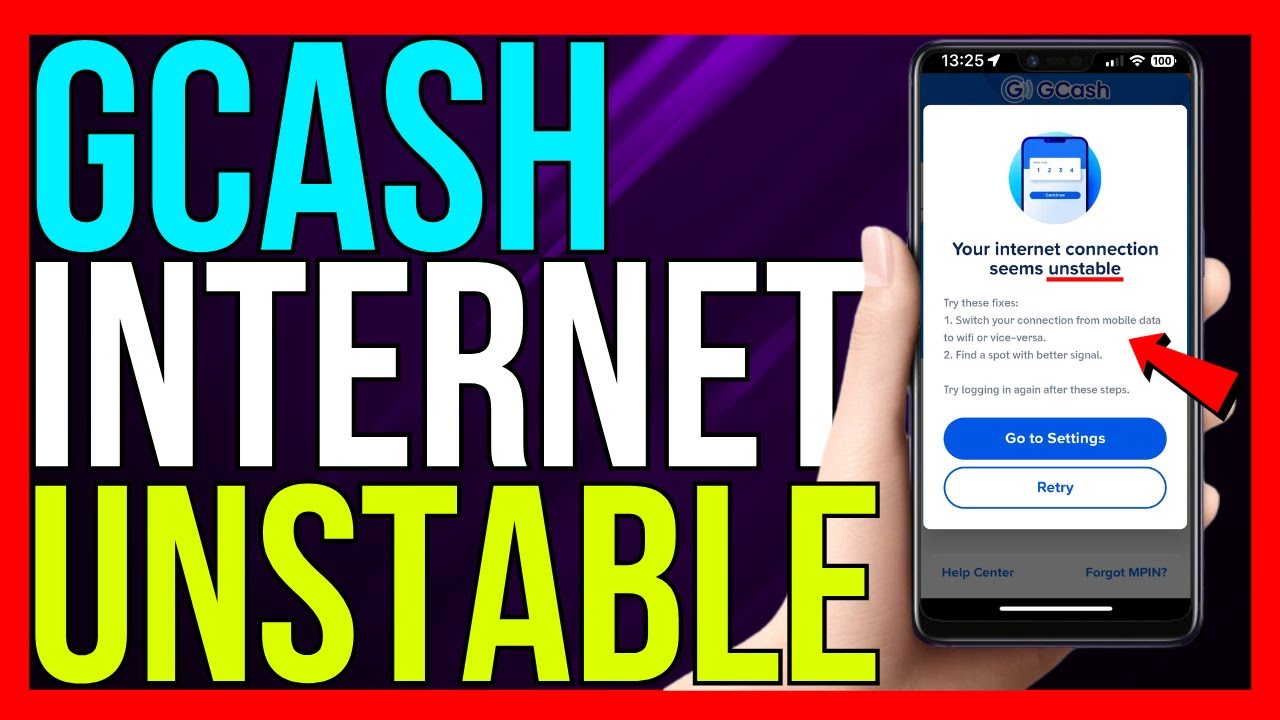 How to FIX GCash Your Internet Connection Seems Unstable | GCash ...
