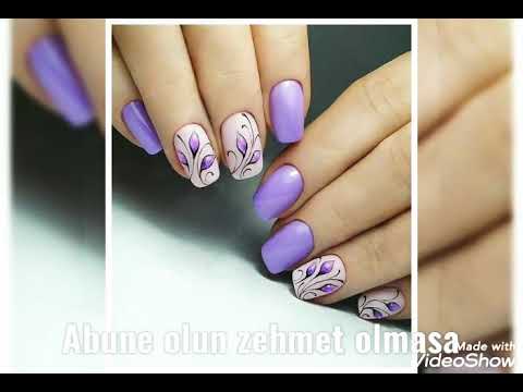 Yaz fesli üçün dırnaq bezekleri.