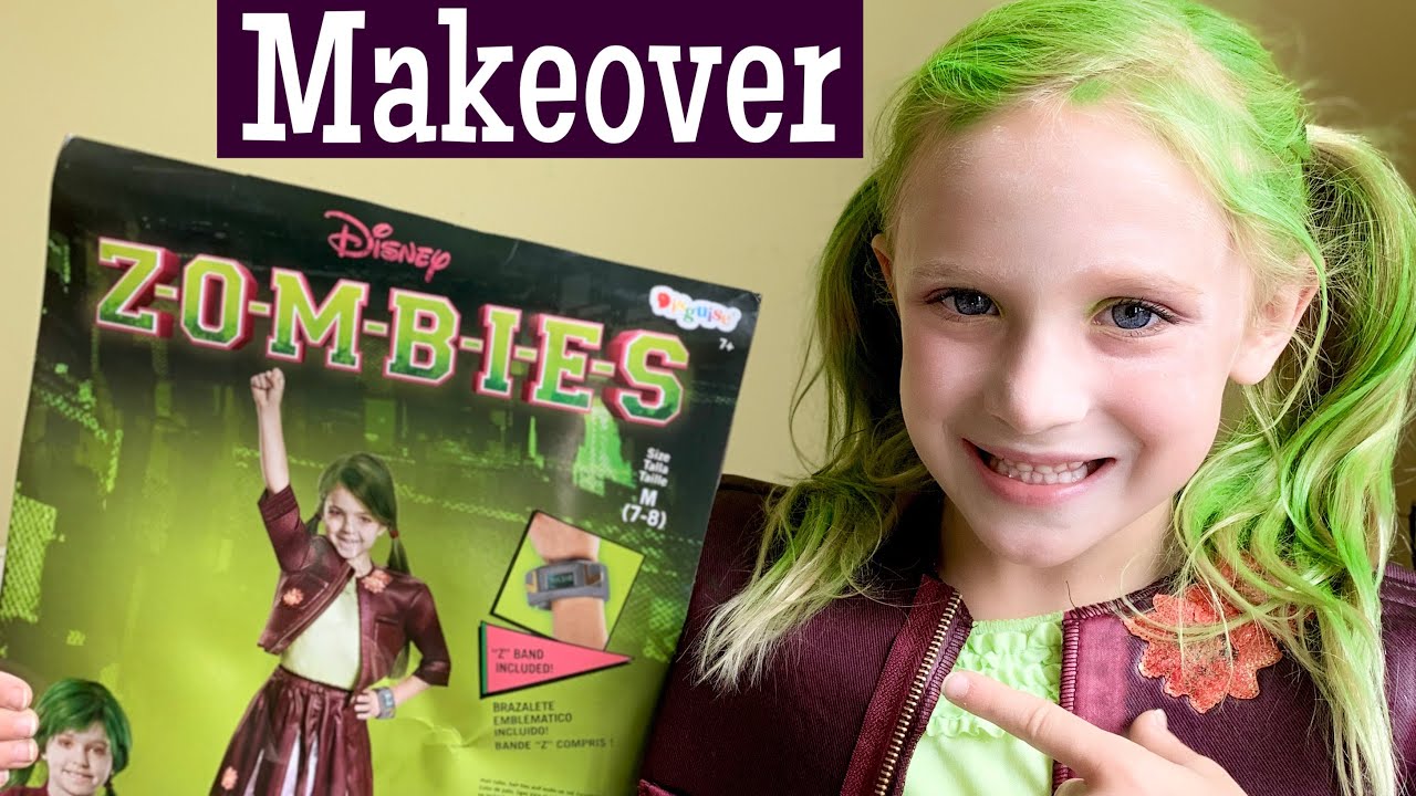 Halloween Zombie Costume Makeover - YouTube