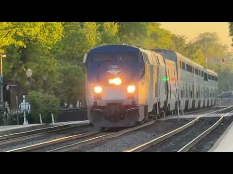 4 Hour 54 Minute Delayed Amtrak Southwest Chief #4 At LaGrange Road On May 25, 2025 - YouTube