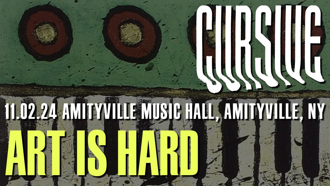 Cursive - Art is Hard, 11.02.24, Amityville Music Hall, Amityville, NY ...