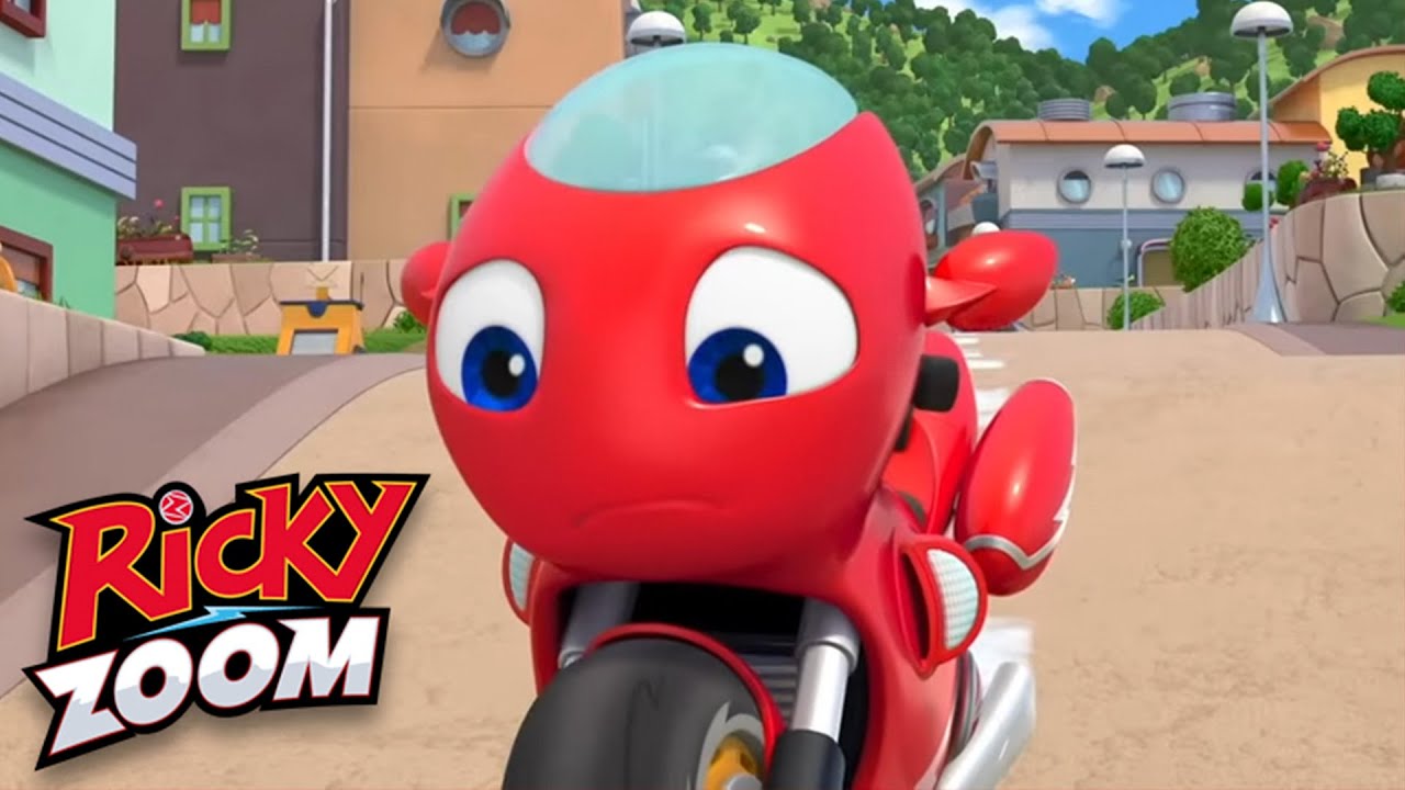 Ricky Needs HELP! ⚡️Amazing Friends ⚡️ Motorcycle Cartoon | Ricky Zoom ...
