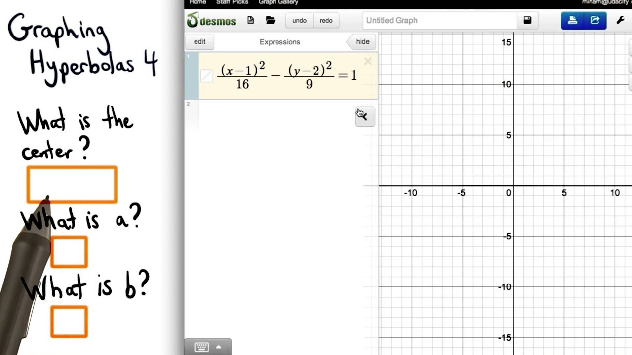 Graphing Hyperbolas 4 - Visualizing Algebra - YouTube