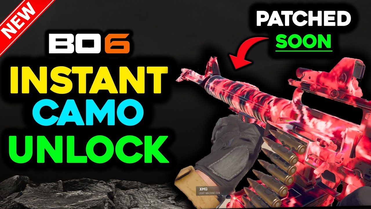 BO6 INSTANT CAMO UNLOCK GLITCH - Swap Camos from MW3 to BO6!! - Black ...