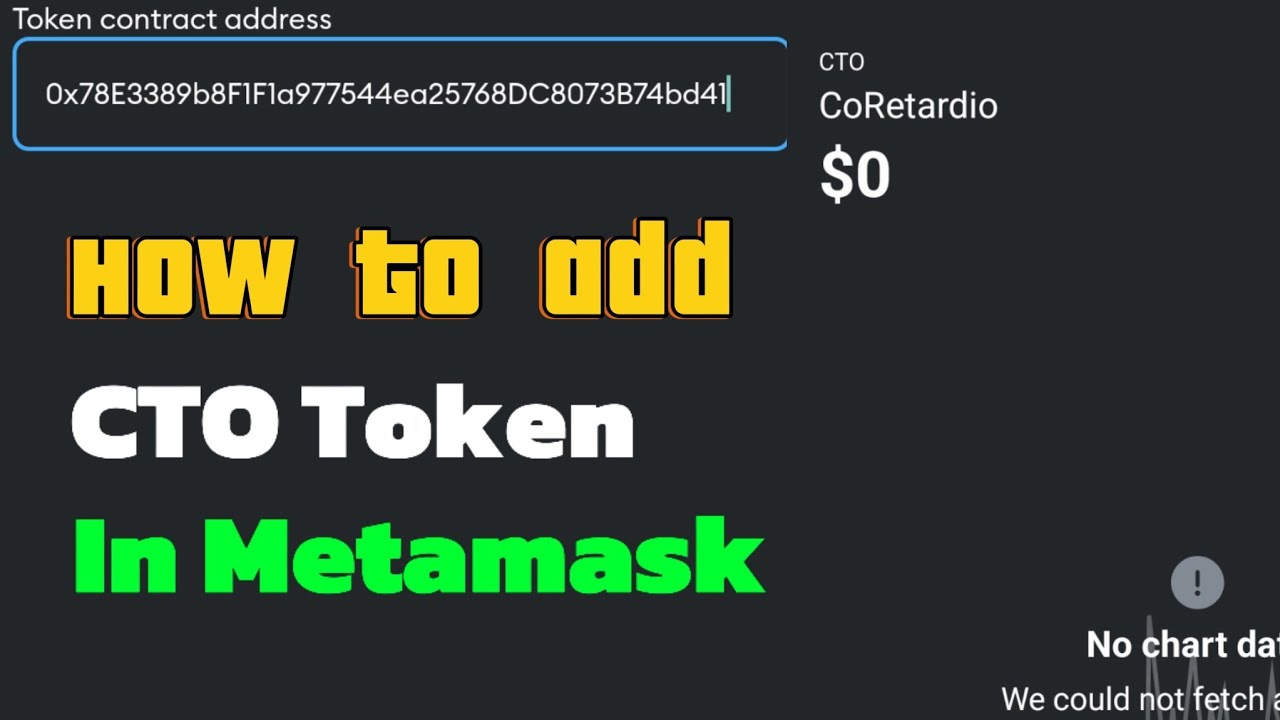 How to add CTO Token in Metamask || Step by step gwide. - YouTube