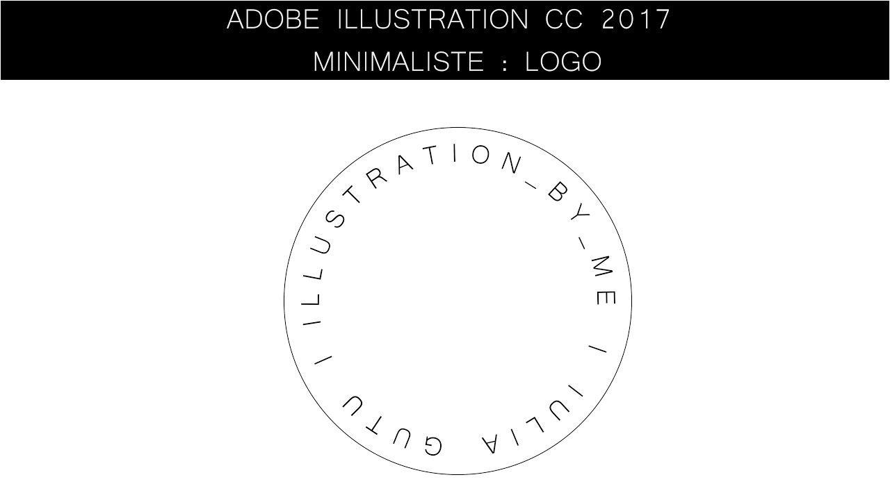 Courber le texte autour d'un cercle sur Adobe Illustrator, un logo ...