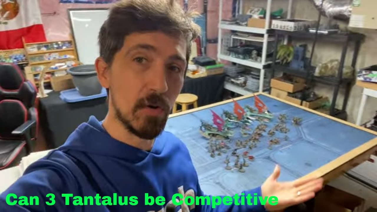Can 3 Tantalus Wych Cult Be Competitive? ; Drukhari 40k Tournament in ...