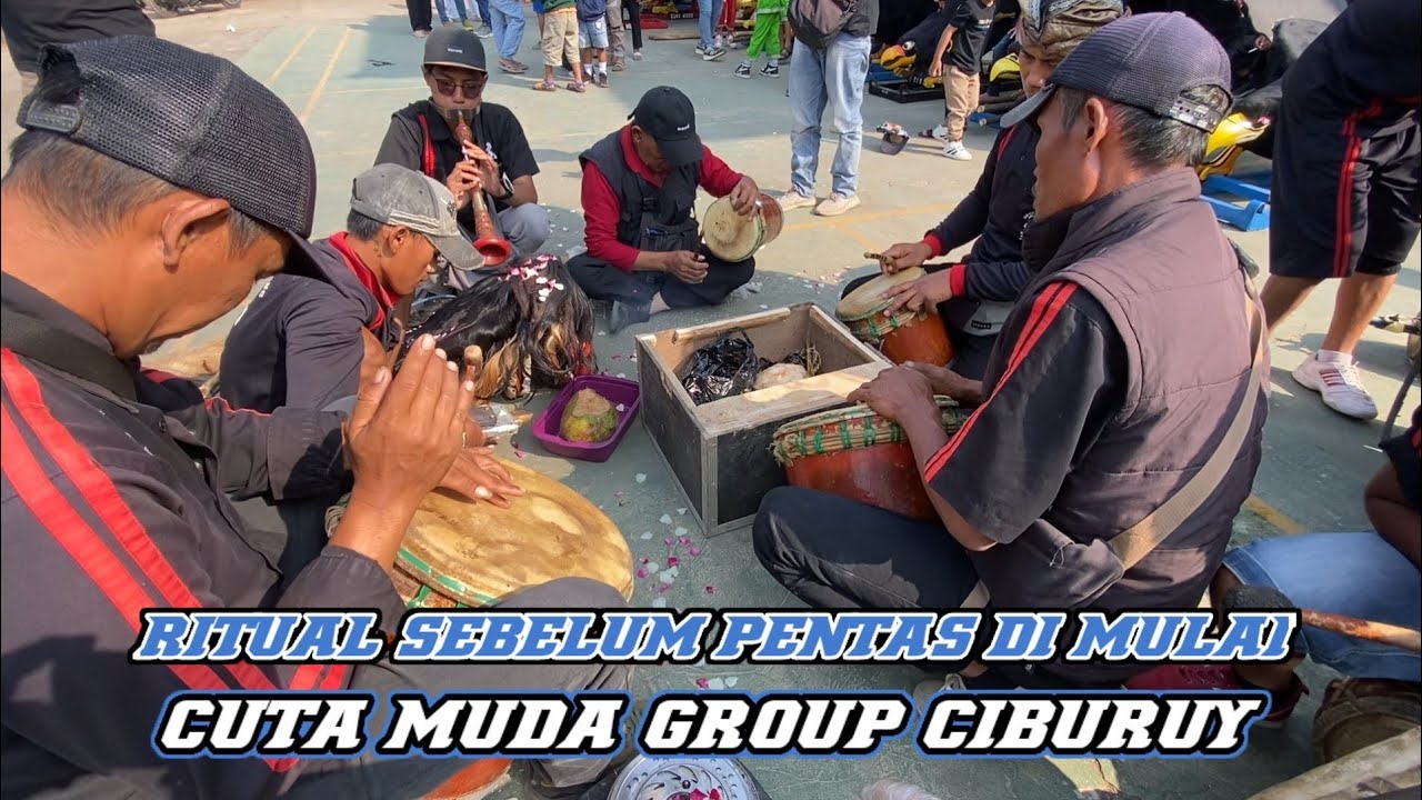 Cuta Muda Group|RITUAL SEBELUM PENTAS DI MULAI|SHOW CIBURUY ...